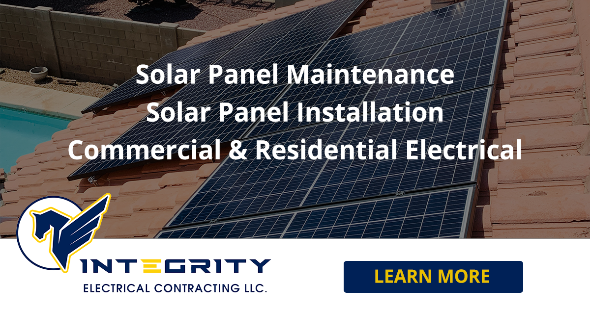 Solar Installation Solar Repair Electrical Contractor Integrity Electrical